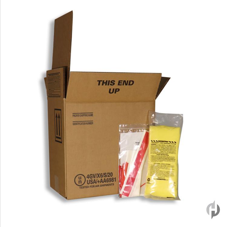 1 Carton with Divider for 8 oz Bottles » Hazmatpac